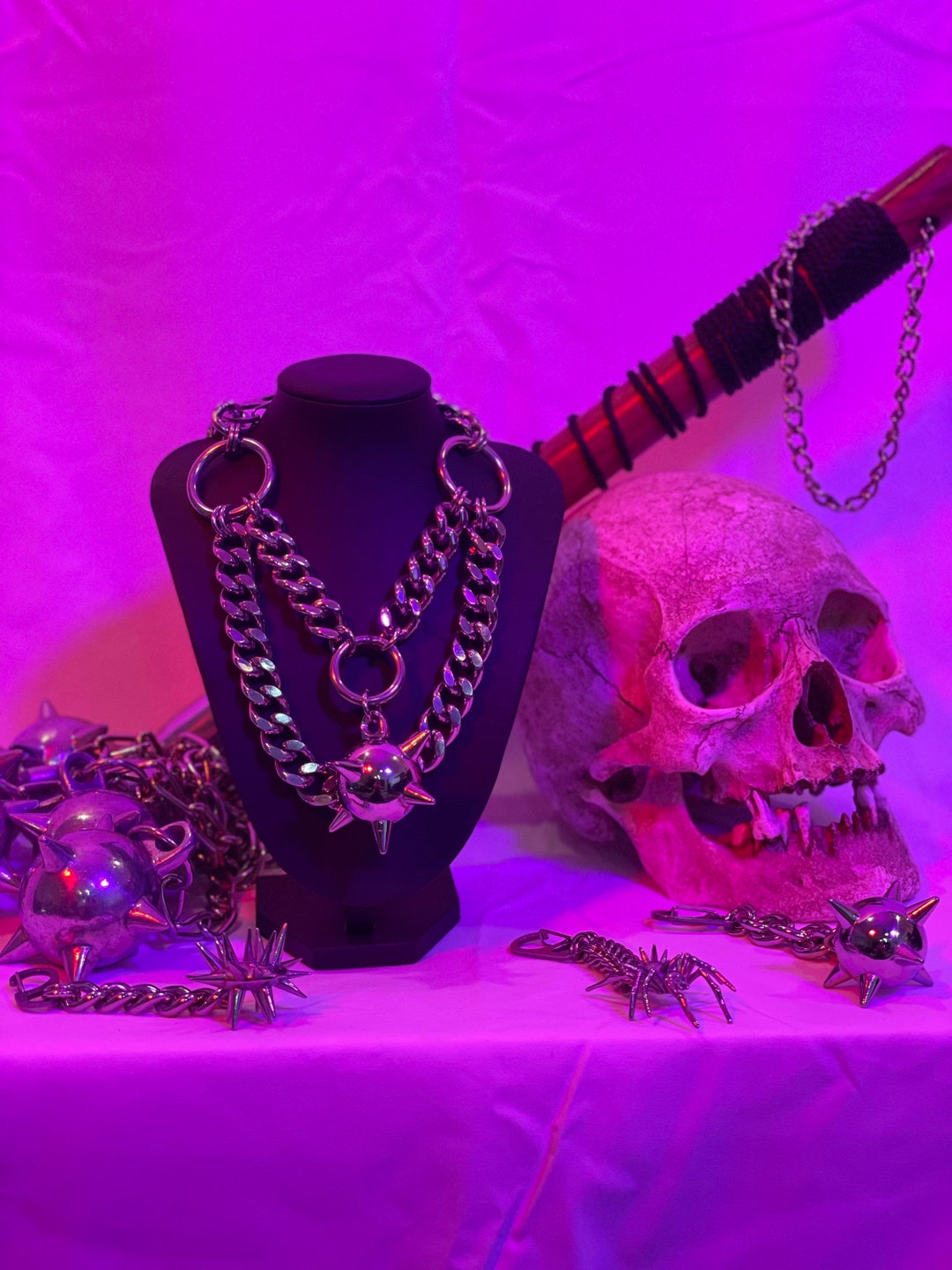 Cuban Link Mace Chain Flail - Etsy