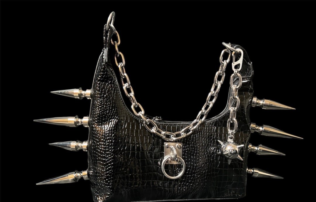 Spiked Metallic Purse - Etsy