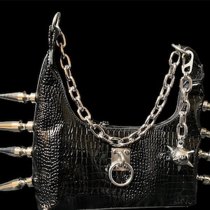 Spiked Metallic Purse - Etsy