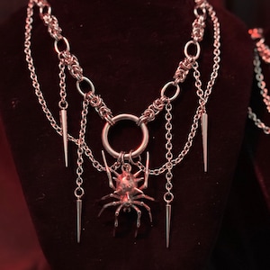 Spiked Spider Chainmaille - Etsy