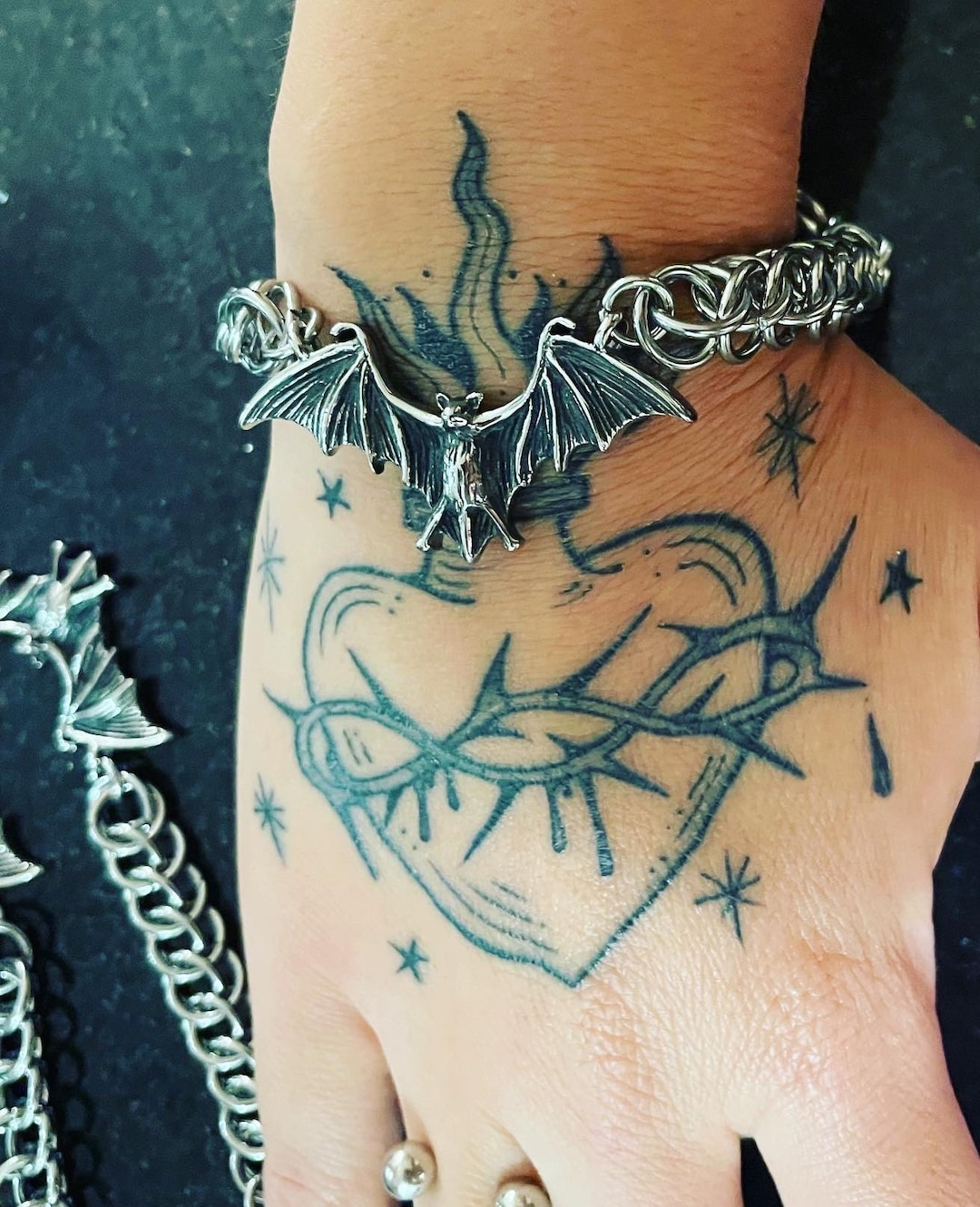 Chainmaille Bat Bracelet - Etsy