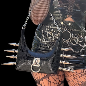 Spiked Metallic Purse - Etsy