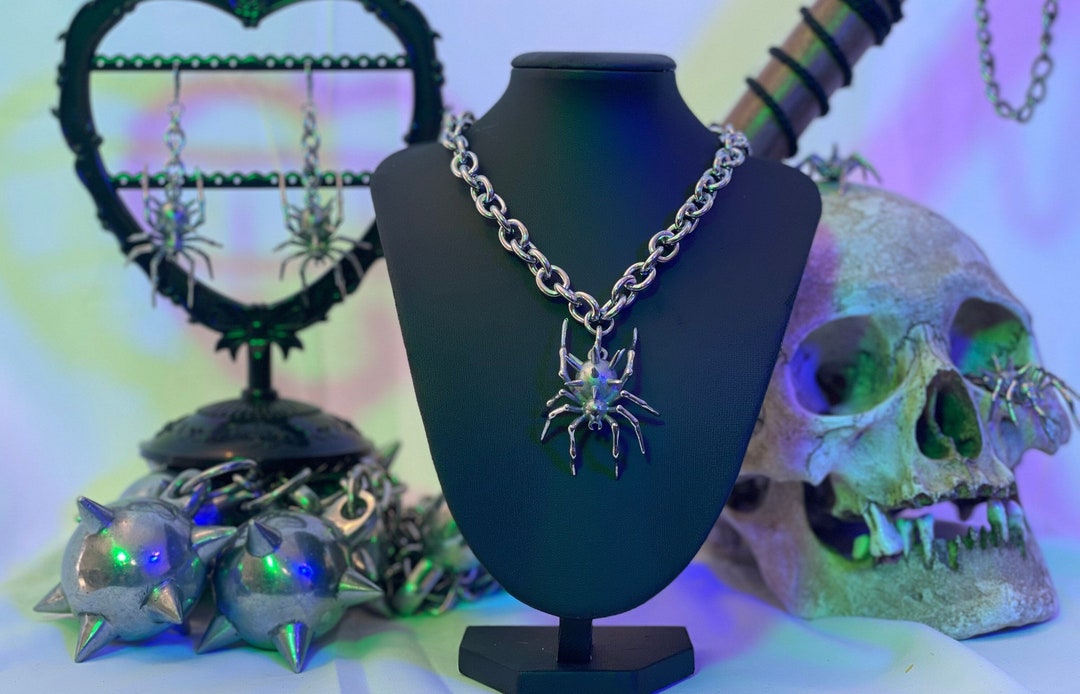 Spiked Spider Chain - Etsy