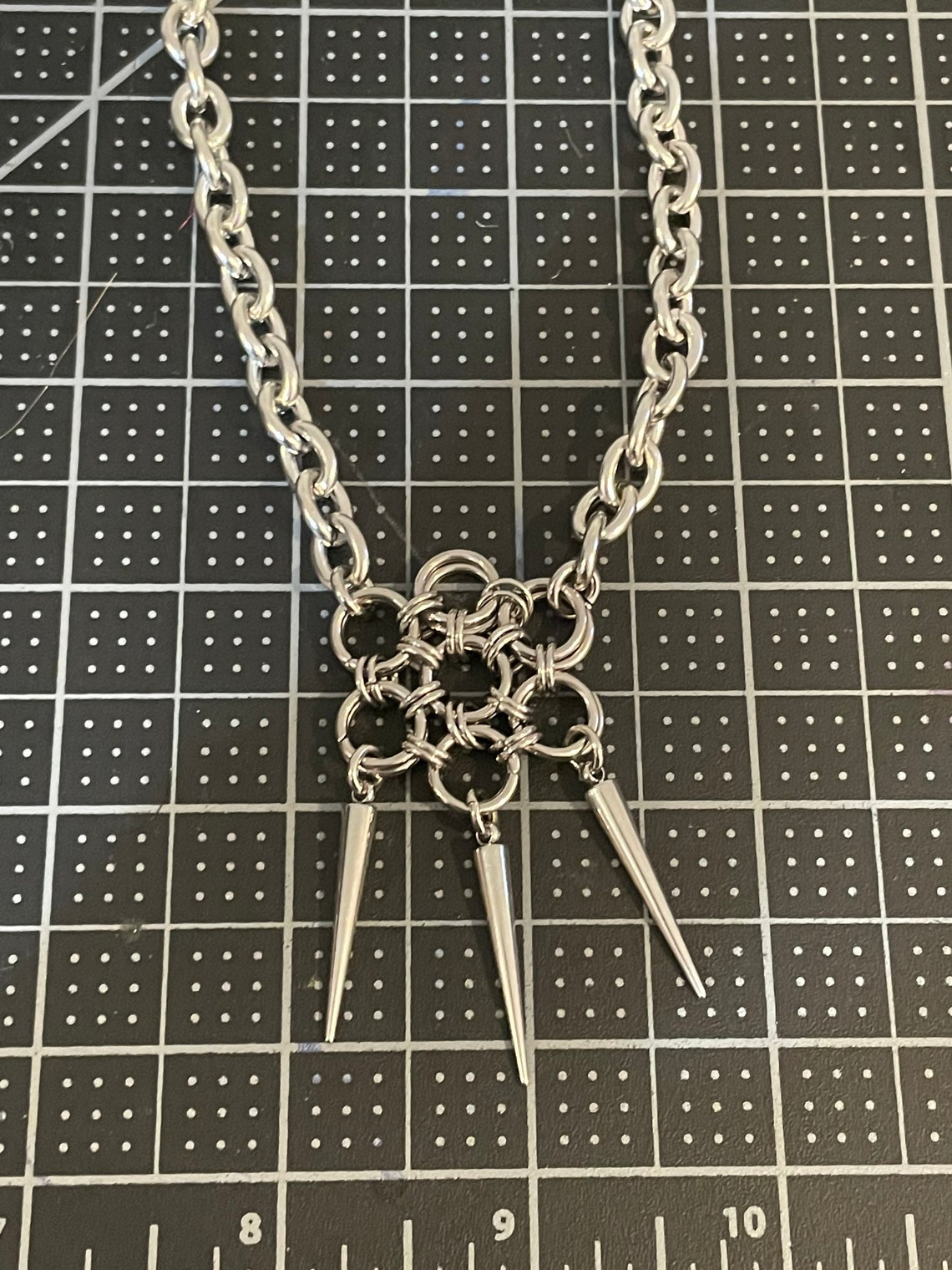 Spiked Flower Chainmail - Etsy