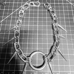 Chunky Spiked Chain - Etsy