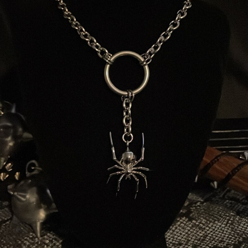 Spider Necklace - Etsy
