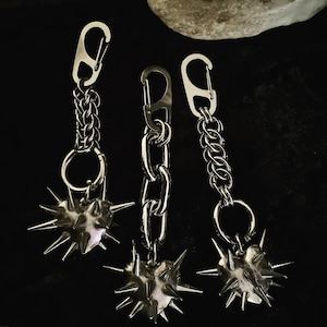 Heart Morningstar Mace Keychain - Etsy