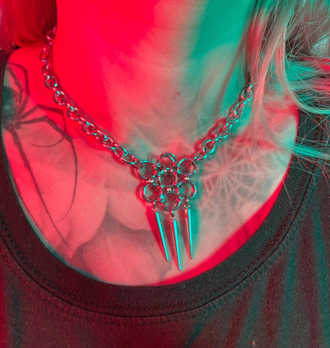 Spiked Flower Chainmail - Etsy