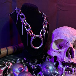 Chunky Spiked Chain - Etsy