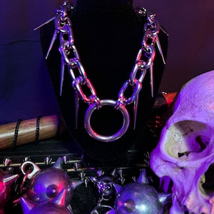 Chunky Spiked Chain - Etsy