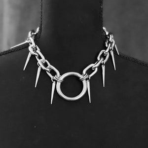 Chunky Spiked Chain - Etsy