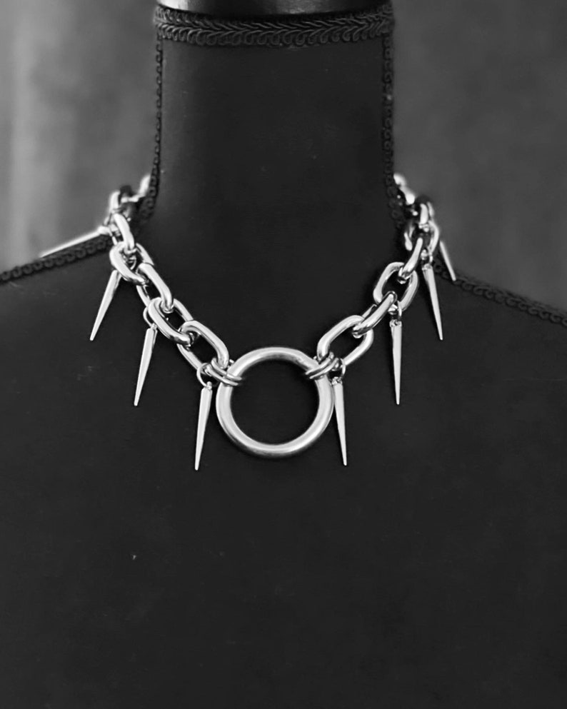 Chunky Spiked Chain - Etsy