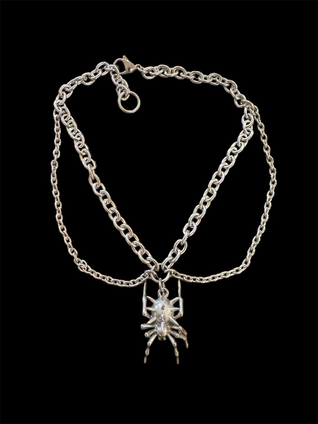 Spikey Spider Drop Chain - Etsy