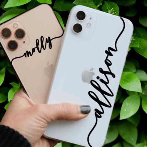 Name Decal for Phone Vinyl Name Decal Name Sticker Decals | Etsy