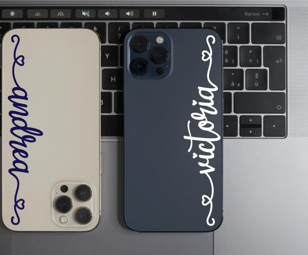 Personalized Name Decal: Custom Vinyl Sticker for Phone, Car - Etsy