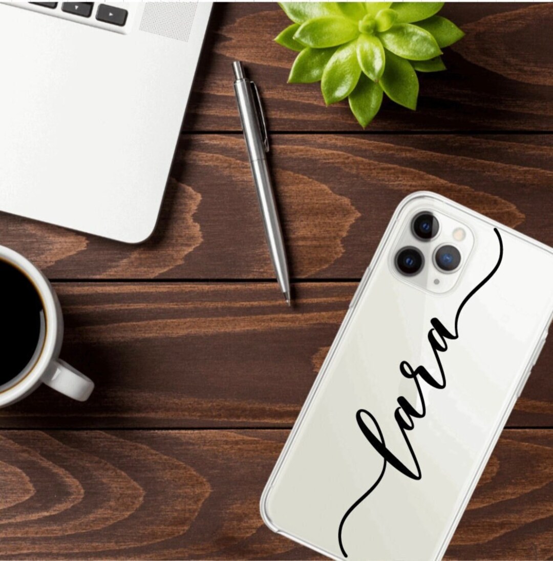 Name Decal for the INSIDE of the Phone Case | Longer Lasting Vinyl Name ...