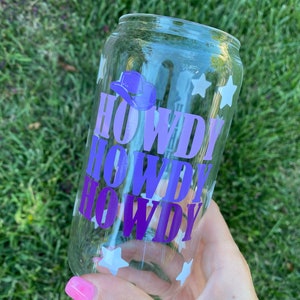 Howdy Glass Cup Can | Iced Coffee Glass Cup | Soda Can Glass ...