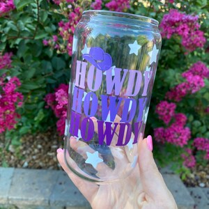 Howdy Glass Cup Can | Iced Coffee Glass Cup | Soda Can Glass ...