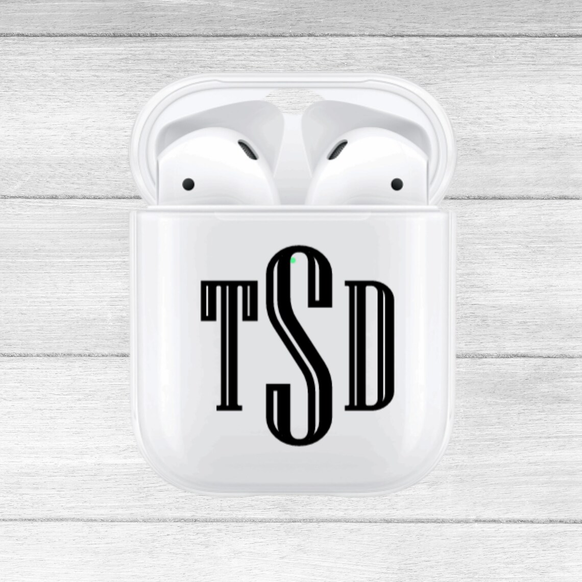 Apple Airpods Small Monogram Decal Free Shipping Decal - Etsy