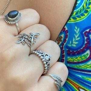 Midi Ring, Pinky Ring, Toe Ring in Sterling Silver Adjustable Toe Ring ...