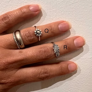 Midi Ring, Pinky Ring, Toe Ring in Sterling Silver Adjustable Toe Ring ...