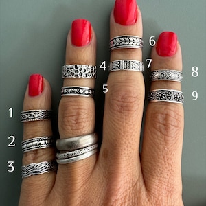 Midi Ring, Pinky Ring, Toe Ring in Sterling Silver Adjustable Toe Ring ...