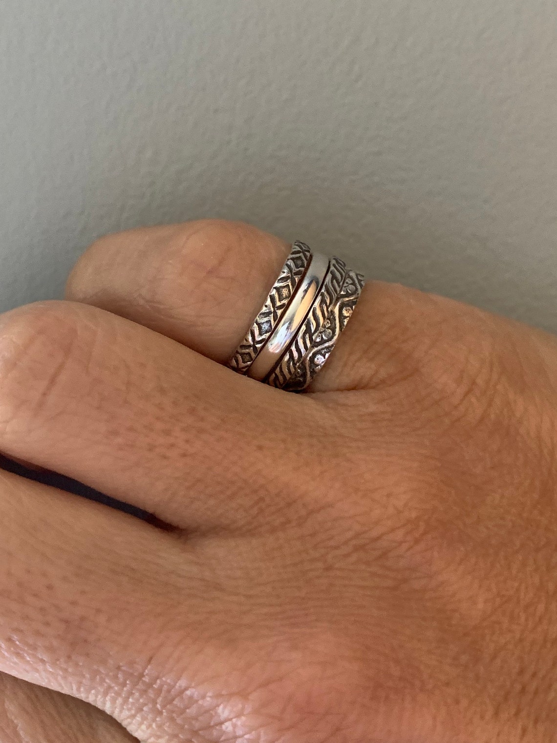 Stacking Pinky Ring Little Finger Ring Sterling Midi Ring - Etsy