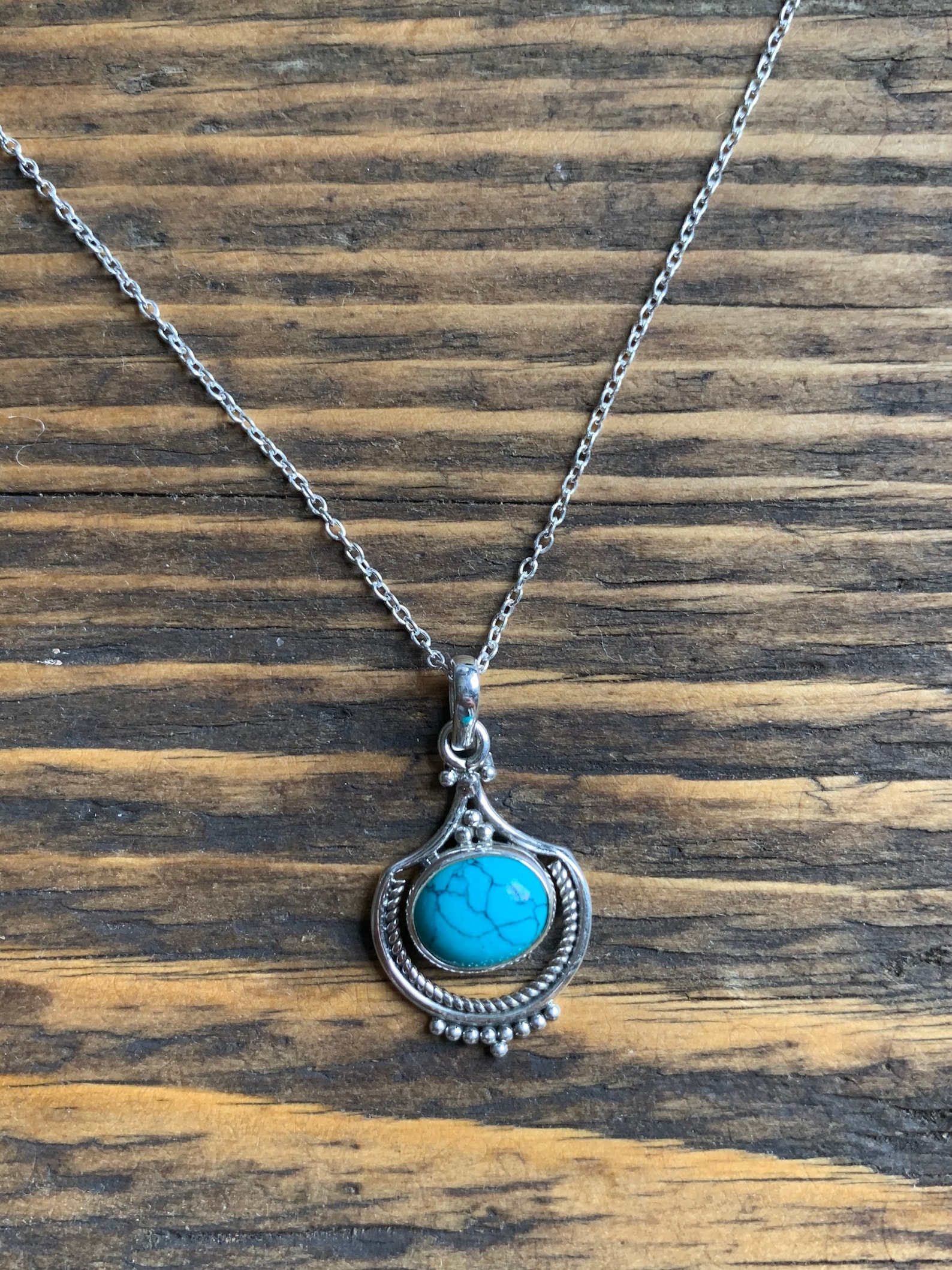 Turquoise Necklace Delicate Necklace Boho Necklace - Etsy UK