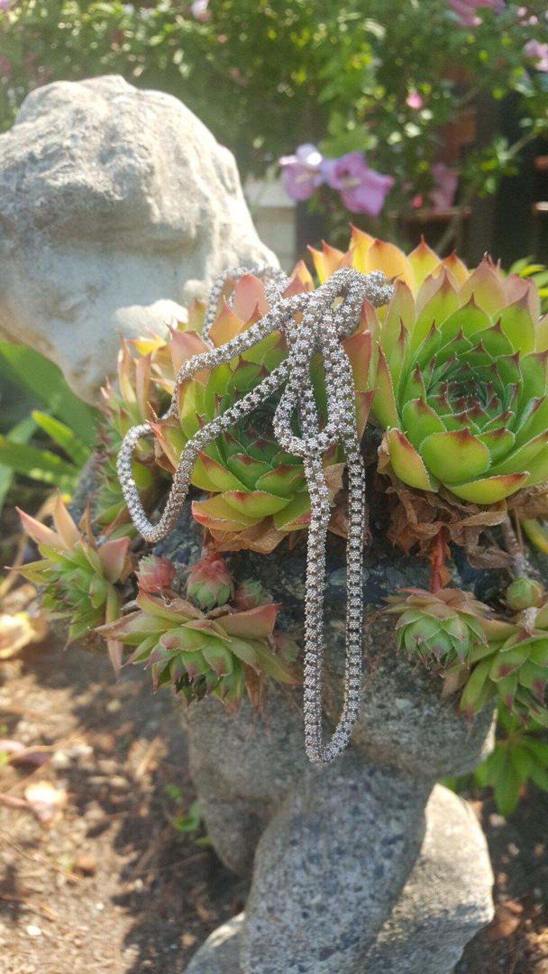 Rare Georgian Silver Long Chain - Etsy