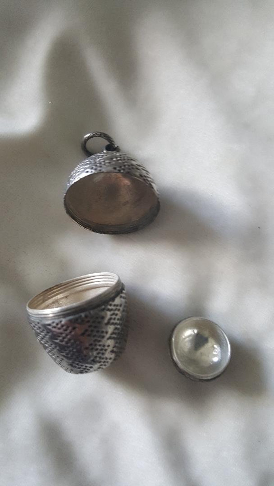Georgian Silver Egg Vinaigrette Pomander - Etsy