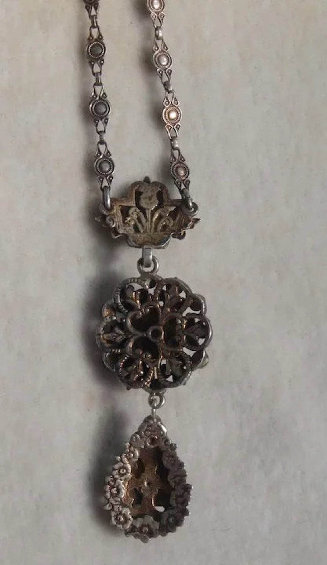 Austro Hungarian Renaissance Revival Necklace - Etsy
