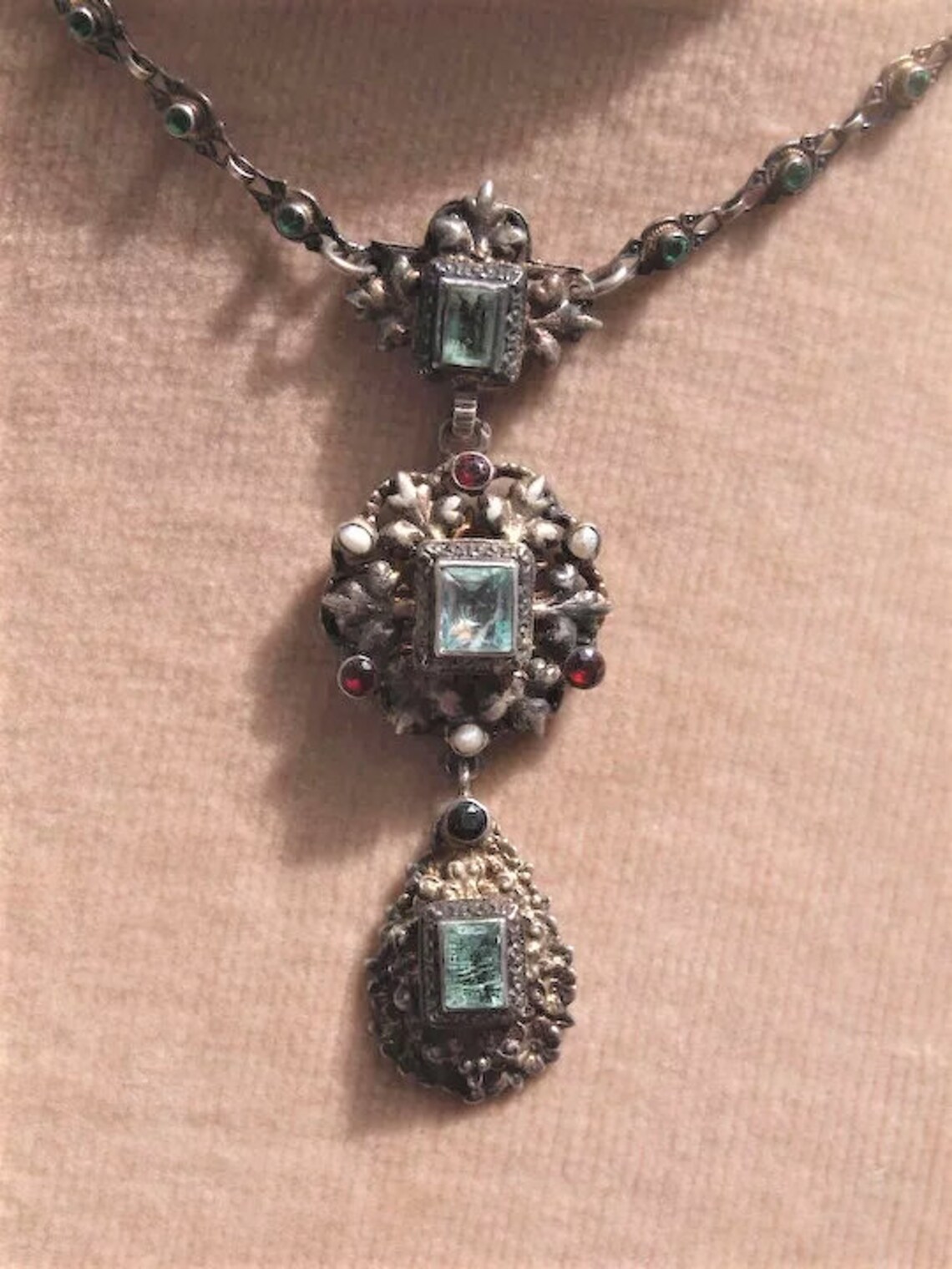 Austro Hungarian Renaissance Revival Necklace - Etsy