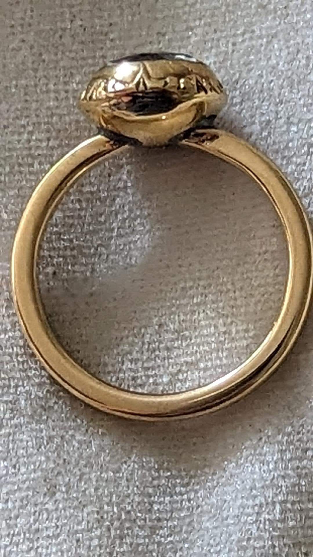 17th Century Stuart Crystal Ring in 14k - Etsy
