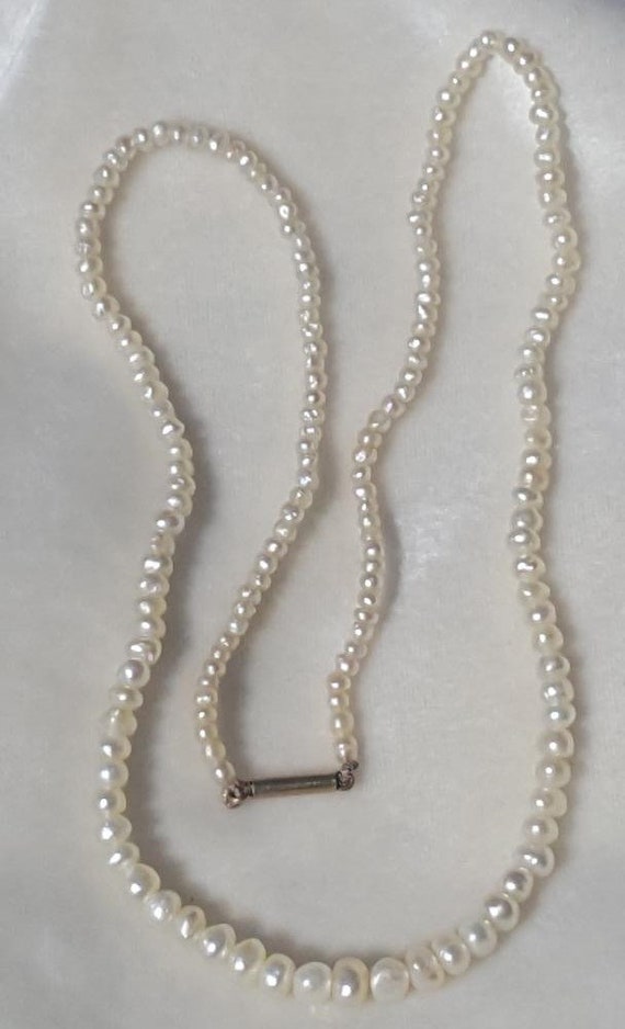 Rare Victorian Natural Mississippi River Pearl Neckla… - Gem