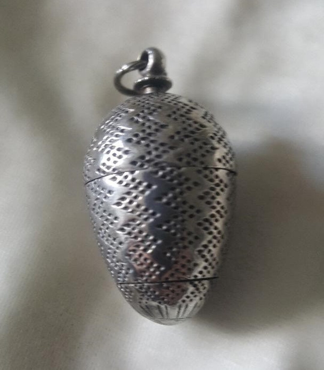 Georgian Silver Egg Vinaigrette Pomander - Etsy
