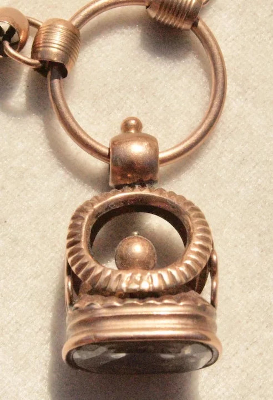 Decadent Victorian 14k Gold Watch Chain Necklace With Fobs - Etsy