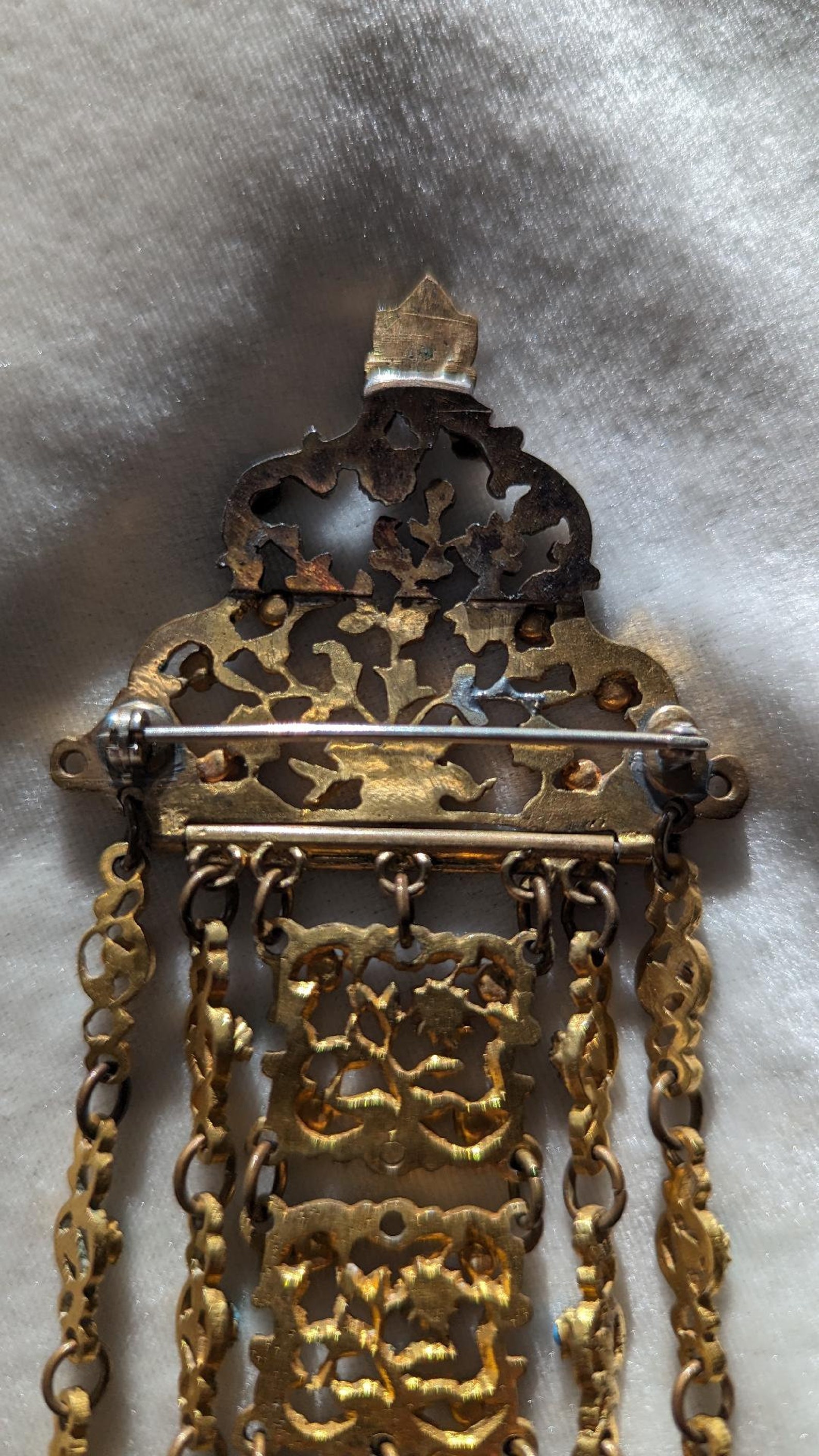 Early Victorian Turquoise Chatelaine - Etsy