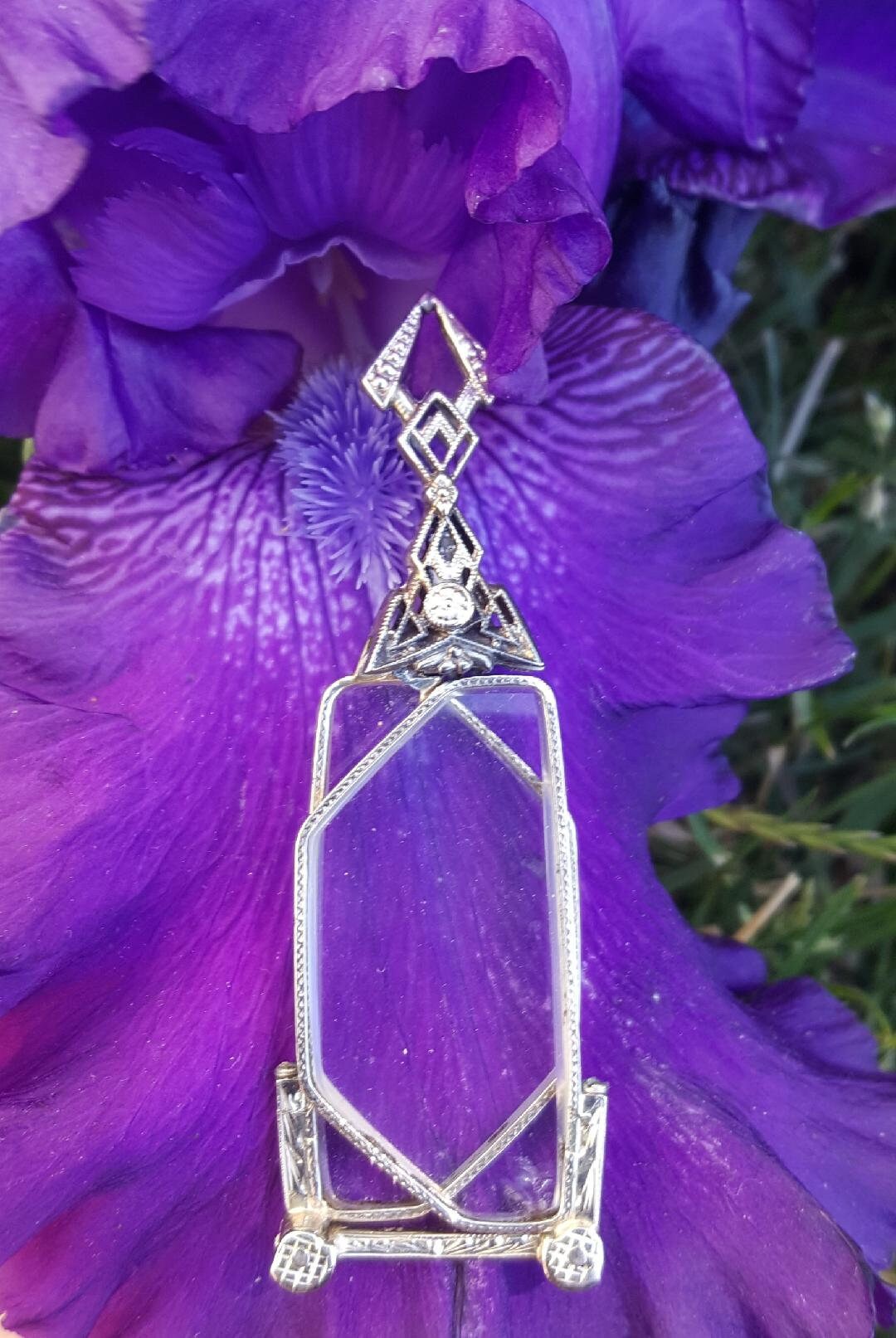 Edwardian 14k White Gold Lorgnette Glasses - Etsy