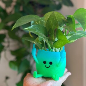 Adorable Happy Middle Finger Planter - Etsy