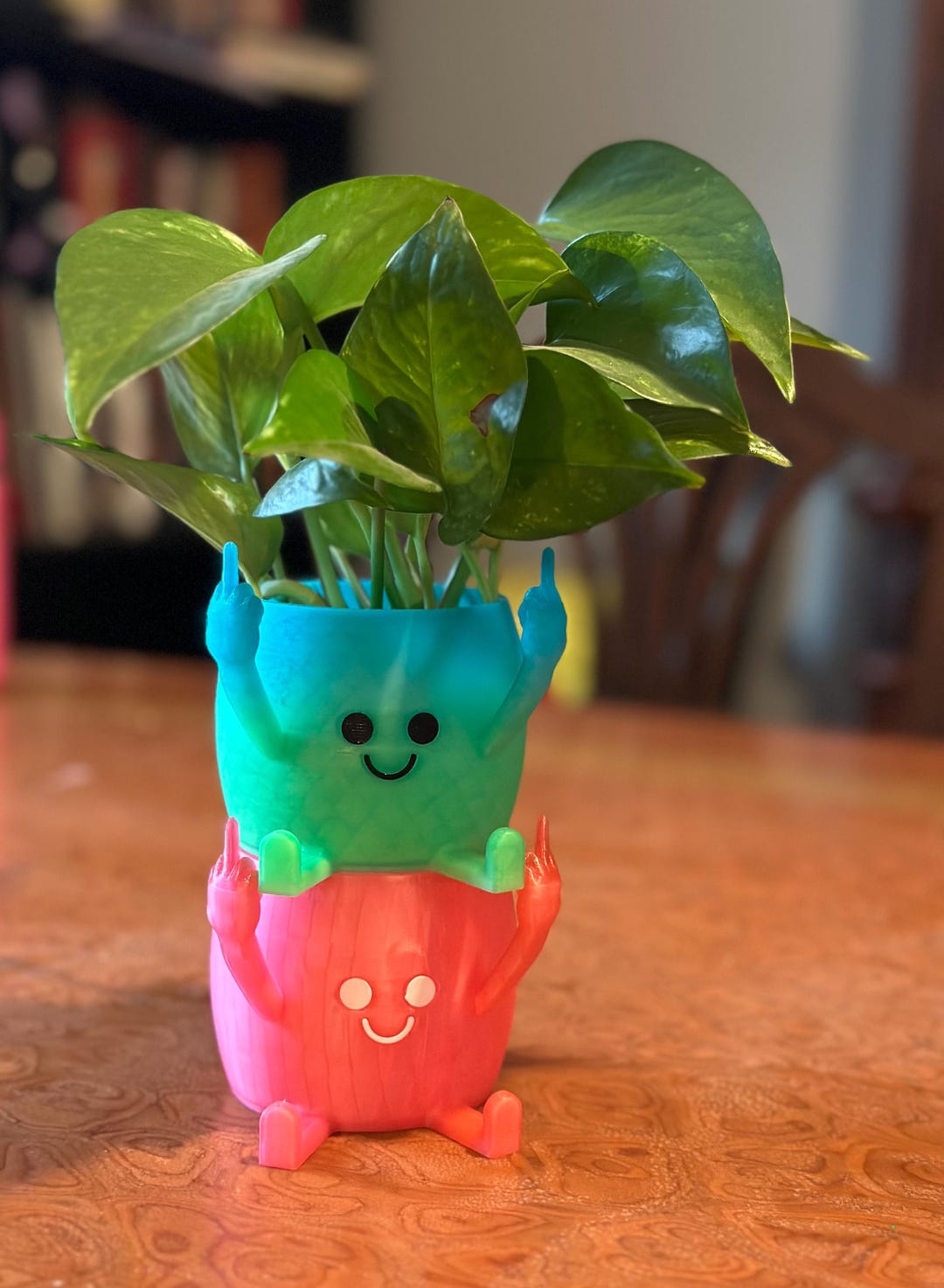 Adorable Happy Middle Finger Planter - Etsy