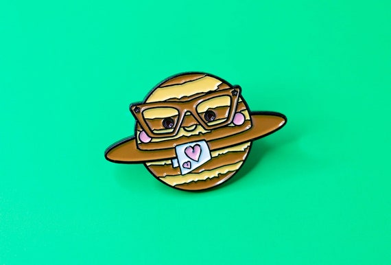 Saturn Soft Enamel Pin Badge / Pins for Backpack / Bag Pin / | Etsy
