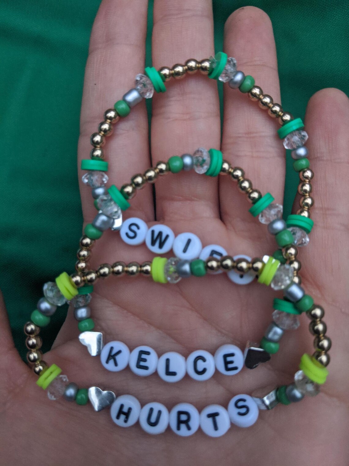 Philadelphia Eagles Bracelet/eagles Friendship Bracelet/philly Sports ...