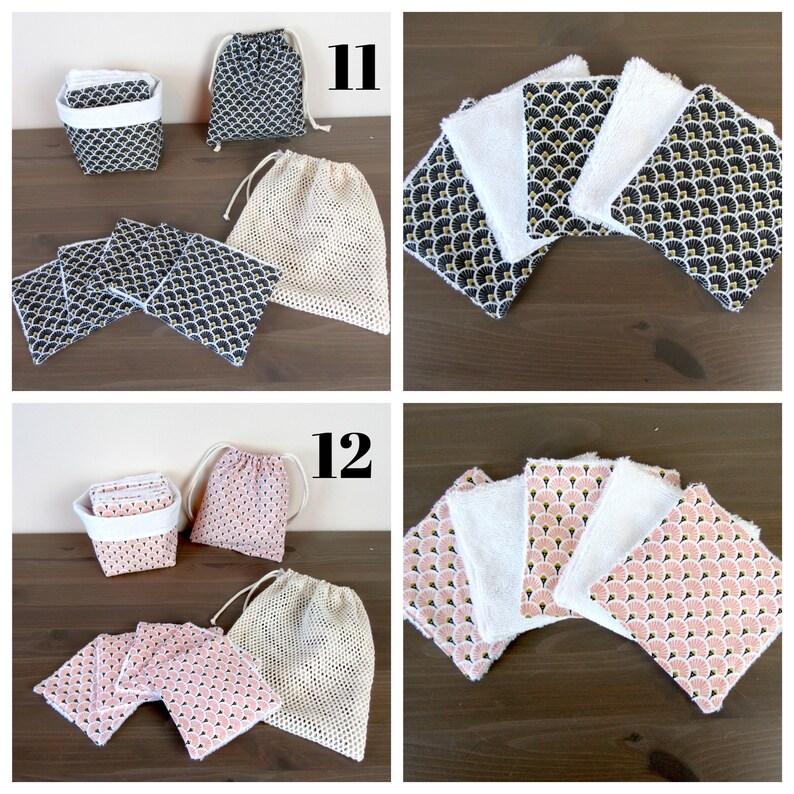 Lingette ou lot de 7/14/21 lingettes lavables - Etsy France