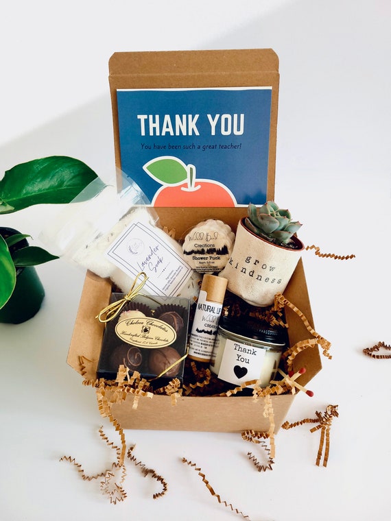 Teacher Care Package PLANT INCLUDED Gift for Teacher - Etsy