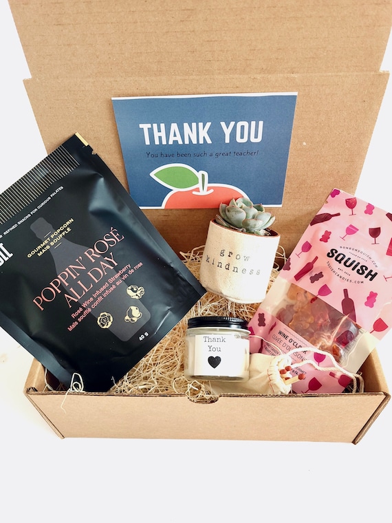 Teacher Care Package PLANT INCLUDED Gift for Teacher | Etsy