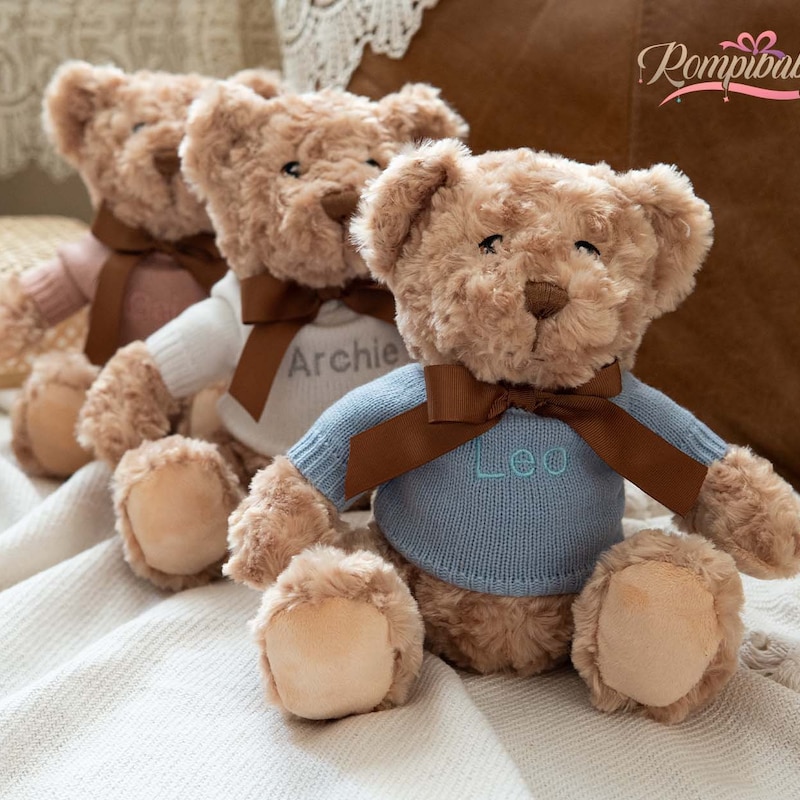 Personalised Teddy Bear - Etsy UK