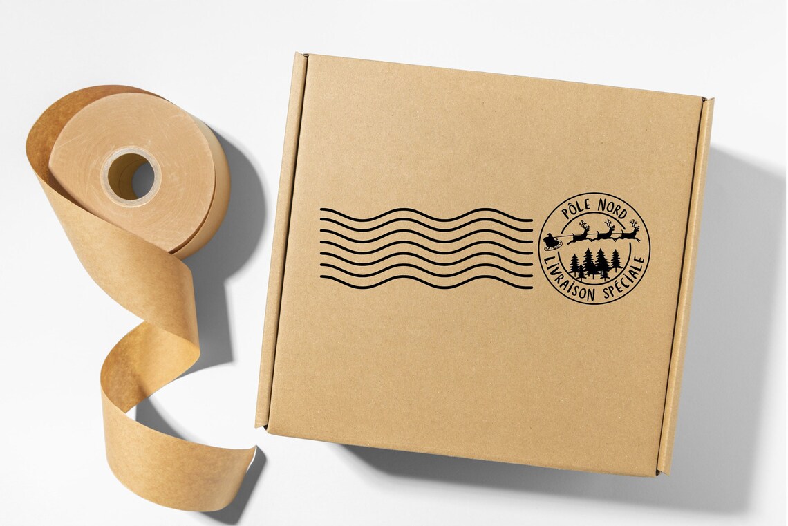 North Pole Special Delivery Post Stamp - Etsy