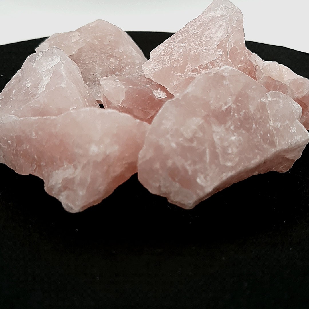 Natural RAW ROSE QUARTZ Gemstones High-quality Grade A 8 - Etsy