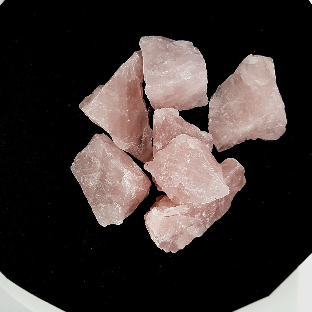Natural RAW ROSE QUARTZ Gemstones High-quality Grade A 8 - Etsy