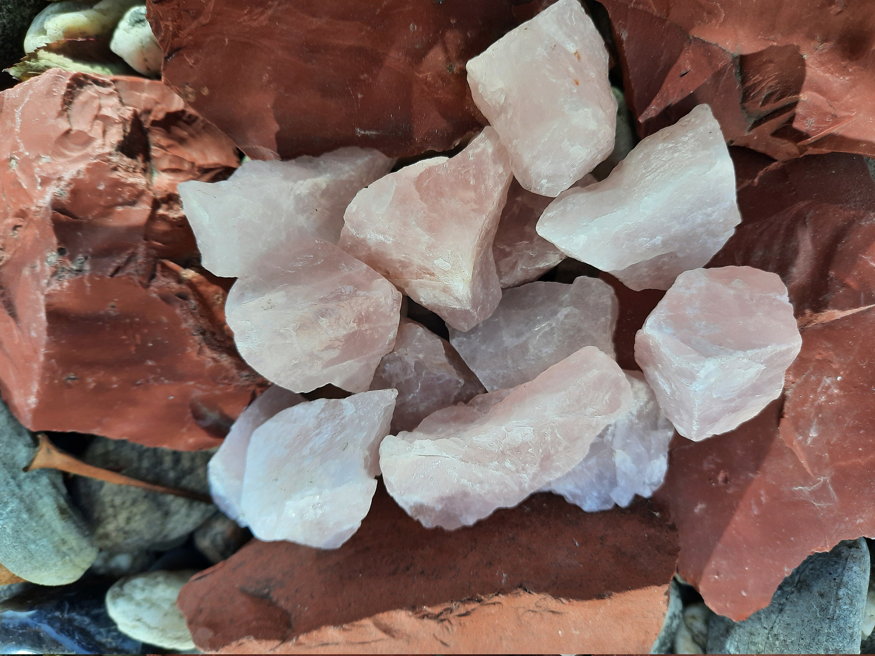 Natural RAW ROSE QUARTZ Gemstones High-quality Grade A 8 - Etsy